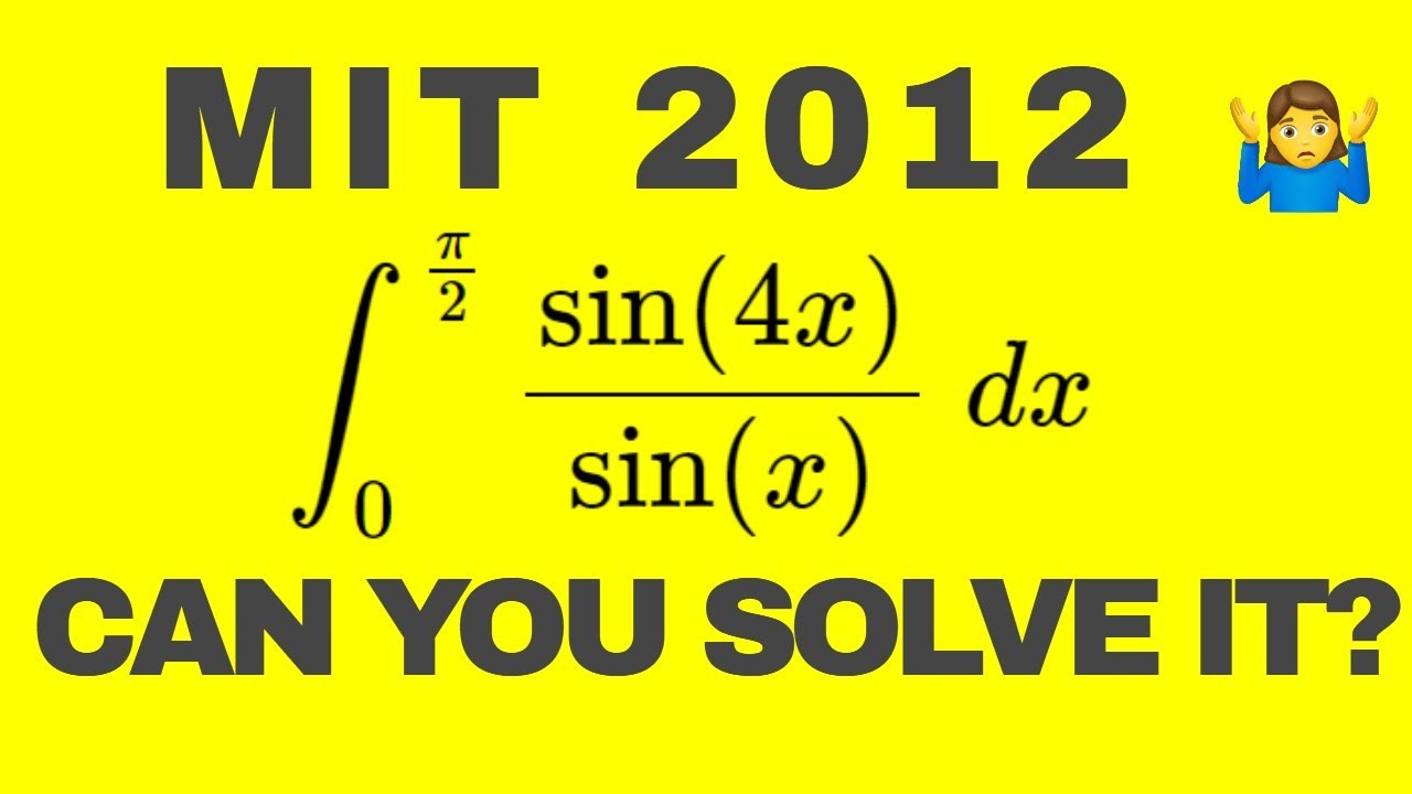 MIT Integration Bee 2012 #16