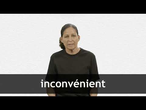 English Translation of “INCONVÉNIENT” | Collins French-English Dictionary