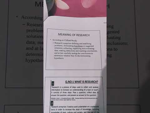 meaning of research - Research methodology