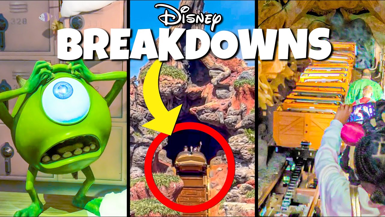 MyDisneyFix | Top 10 Disney Fails, Ride Breakdowns & Malfunctions Pt 9 ...