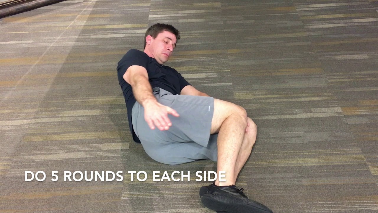 Thoracic Clock Stretch
