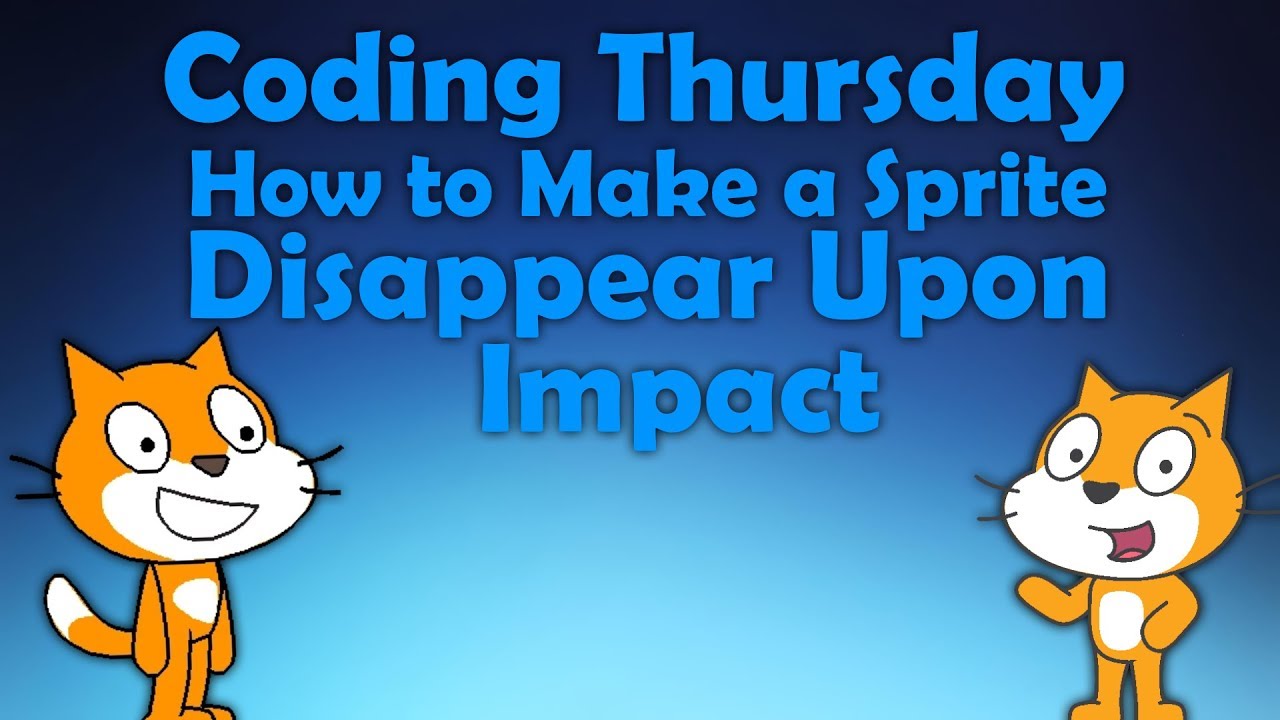 How to Make a Sprite Disappear Upon Impact - Coding Thursday