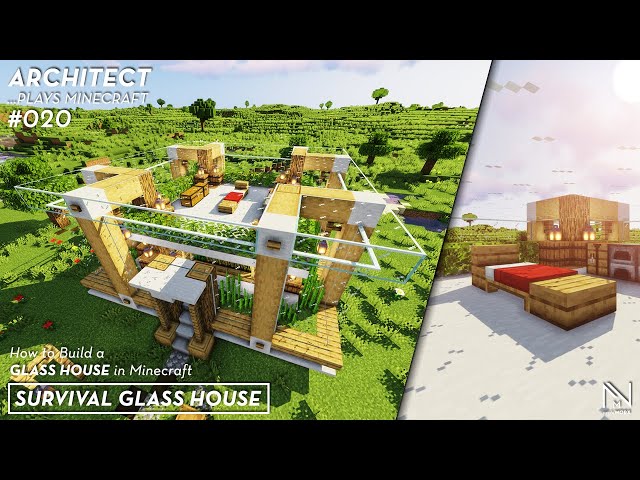Minecraft Glass House Minecraft Map