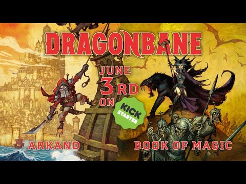 Dragonbane Book of Magic and Arkand Kickstarter