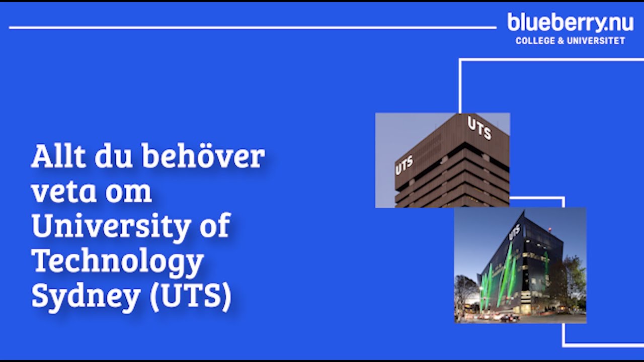 Studera i centrala Sydney på University of Technology Sydney (UTS)