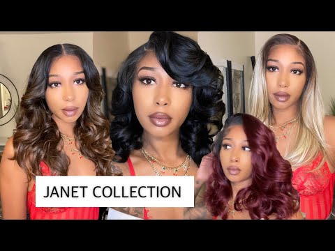 🚨NEW 13x6 Janet Collection Wig Lookbook| Ft. Janet Collection