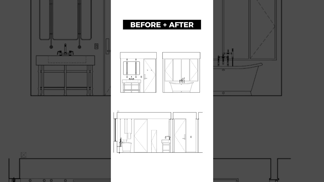 Interior Elevations Before And After