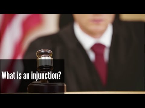 What is an injunction?