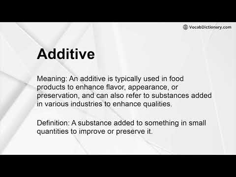 Additive Meaning