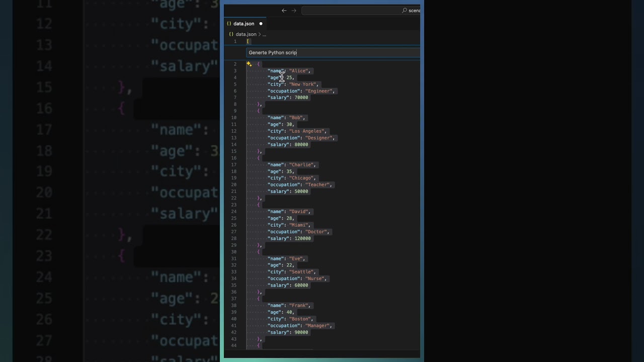 Convert JSON to CSV Instantly with GitHub Copilot! | Direct & Python Script Methods  #githubcopilot