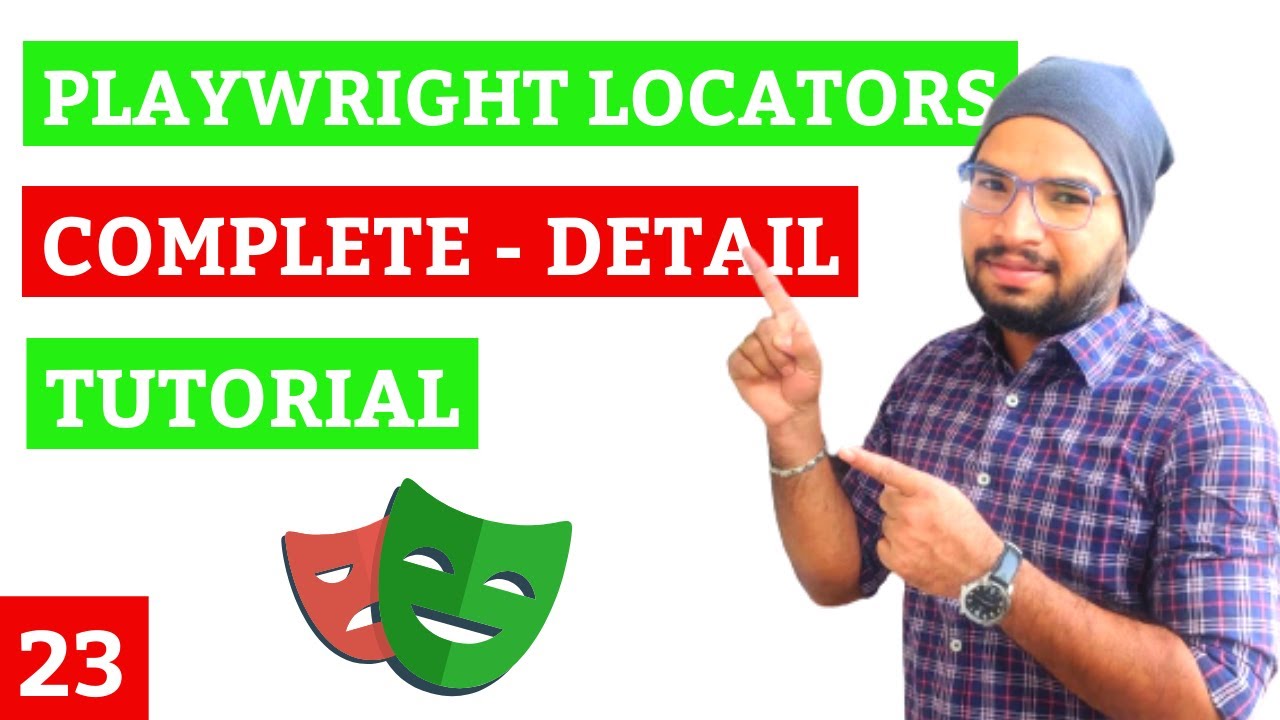 Playwright #23 Complete Playwright Locators Tutorial