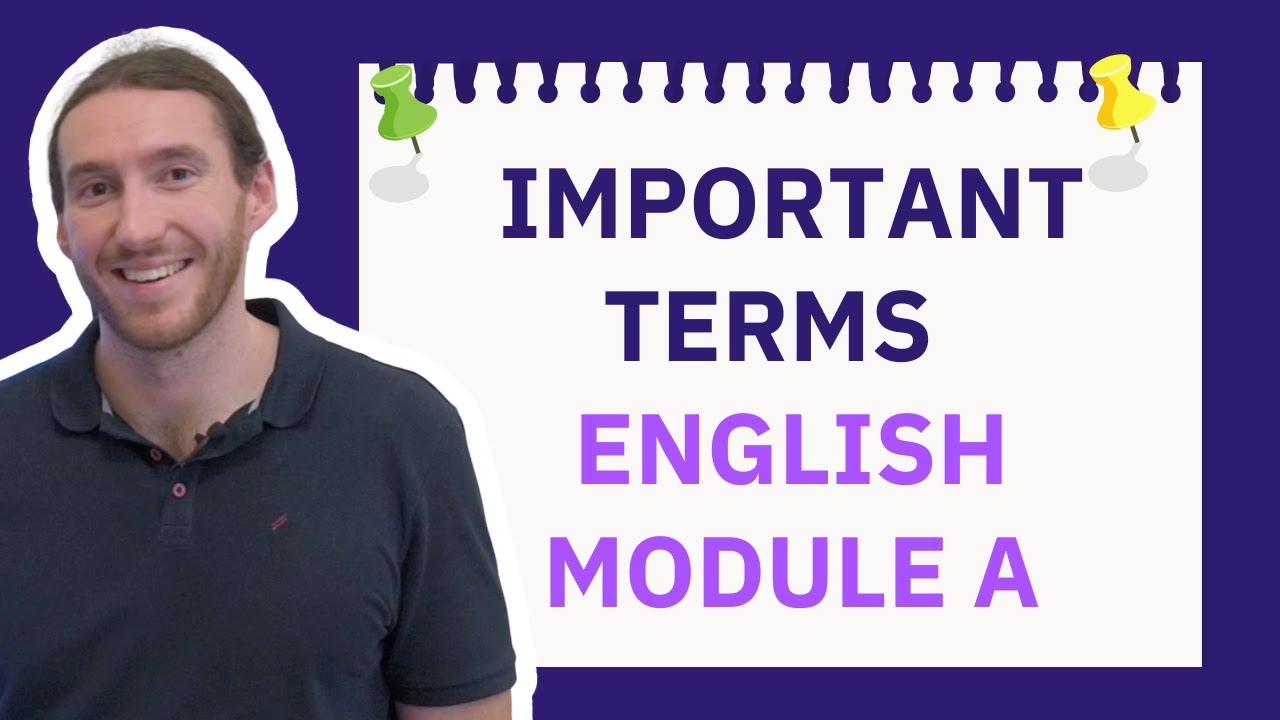 The Important Terms For English Module A: Textual Conversations