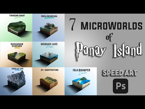 MICROWORLD Speed Art - ft. 7 Panay Island's Tourist spots! Satisfying 14 minutes of your day