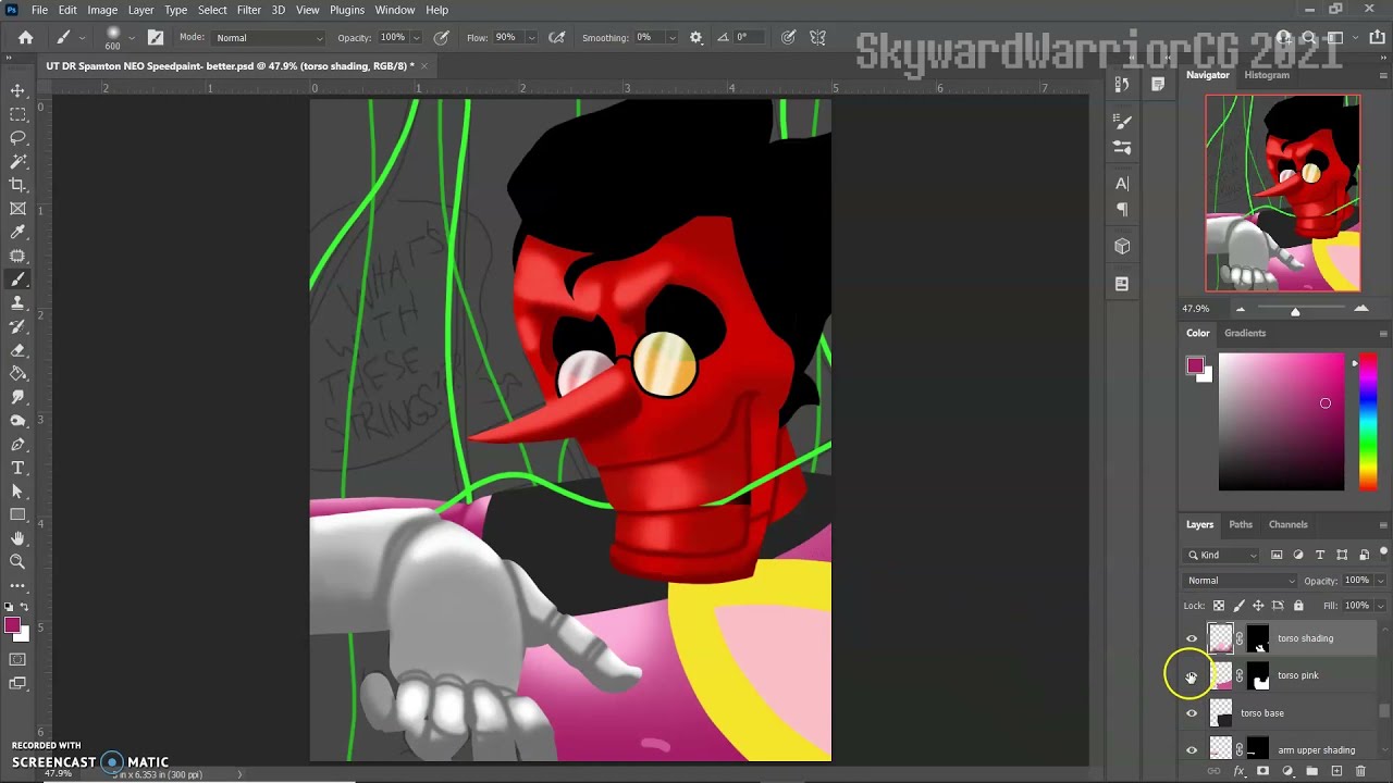Spamton NEO Speedpaint