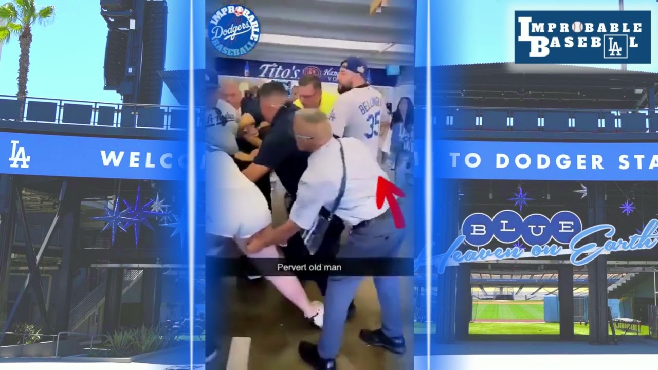 CRAZY FIGHT Breaks Out at Dodger Stadium 😱 TWIST ENDING you won't see coming...💀 #Dodgers