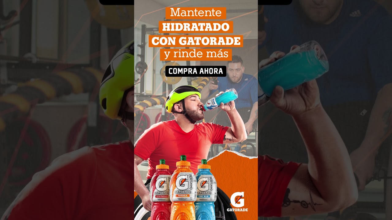 Hidrátate con Gatorade