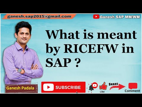 What is meant by RICEFW ? || Developments in SAP || SAP Projects || SAP Interview Preparation || ERP