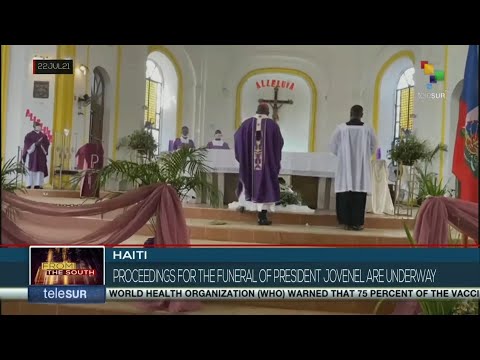 Haiti: Funeral for Jovenel Moise continues