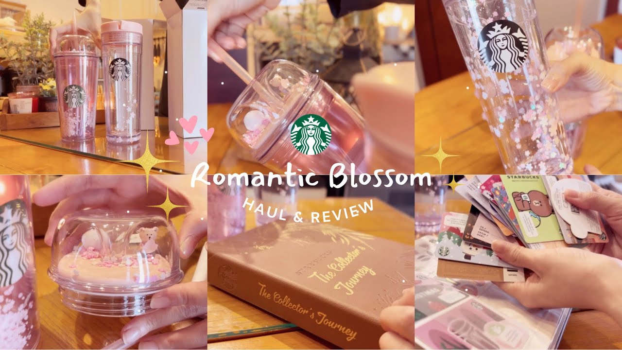 Starbucks Romantic Blossom: Unique & Cute | Organize Starbucks Card  #vlog #review #aesthetic