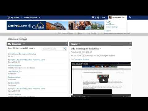 D2L Overview and Navigation Part I