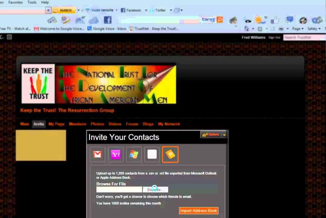 TrustNet E-Mail training
