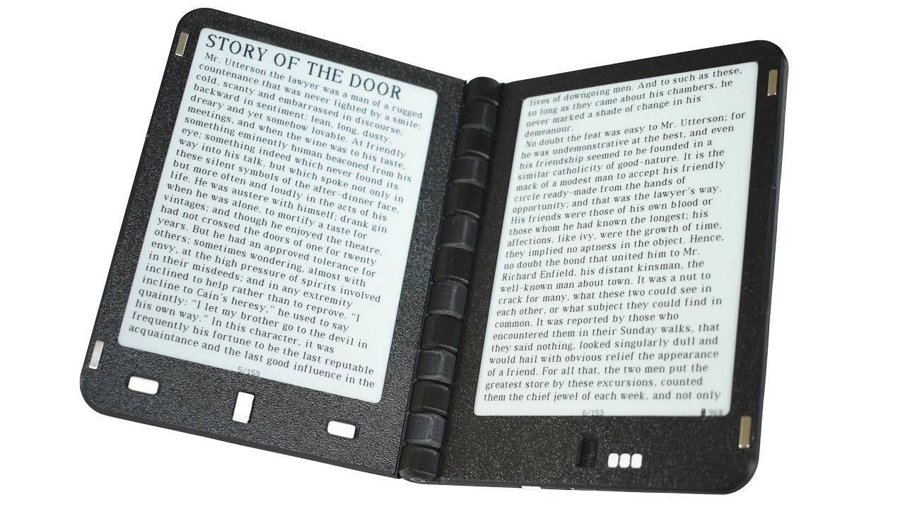 Diptyx E-Reader - An Open-Source, Dual-Screen E-Reader