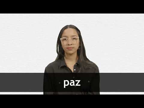 English Translation of “PAZ” | Collins Spanish-English Dictionary