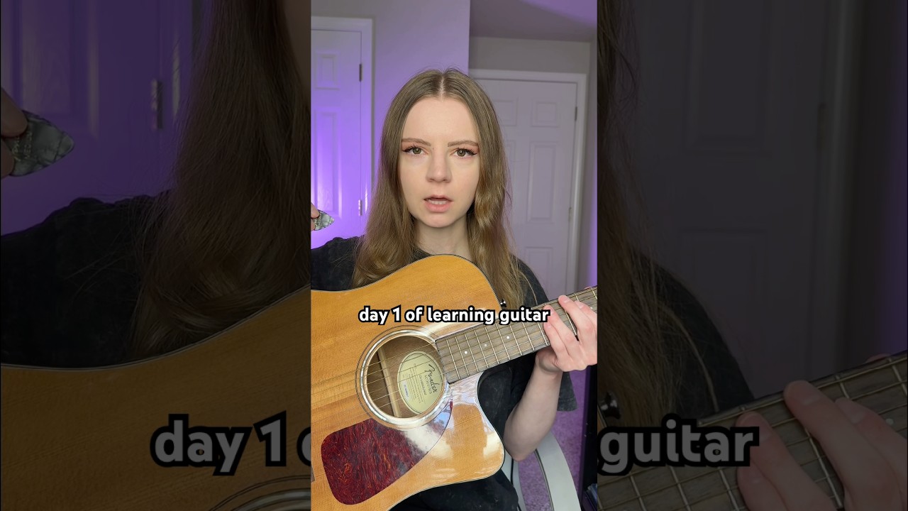 day 1 of guitar