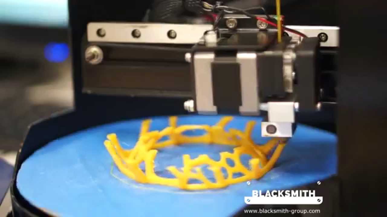 3D Printed Flower by Blacksmith Genesis