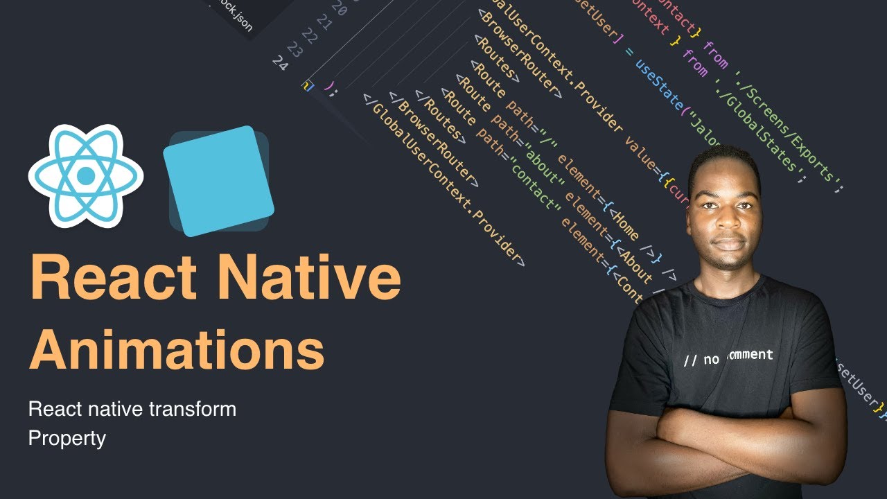 REACT NATIVE ANIMATIONS, TRANSFORM PROPERTY