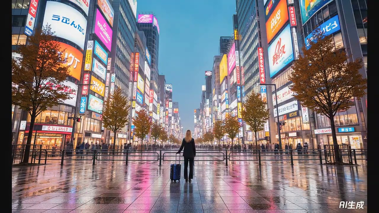 blonde in tokyo