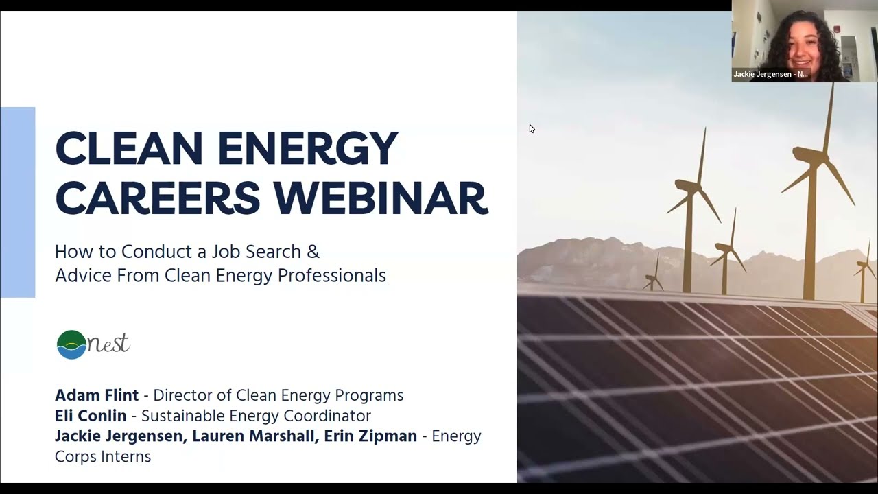 Clean Energy Careers Webinar