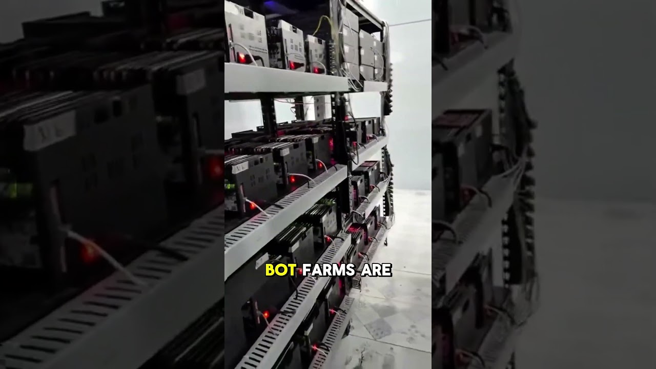 How Do Bot Farms Work? #engineering #phone #shorts