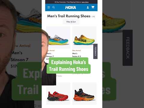 QUICKLY explaining Hoka Trail Running Shoes #runningshoes #trailrunning #runningshoereview