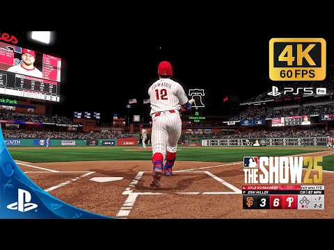 Giants vs. Phillies! - Full Game | MLB The Show 25 (PS5 4K Gameplay)