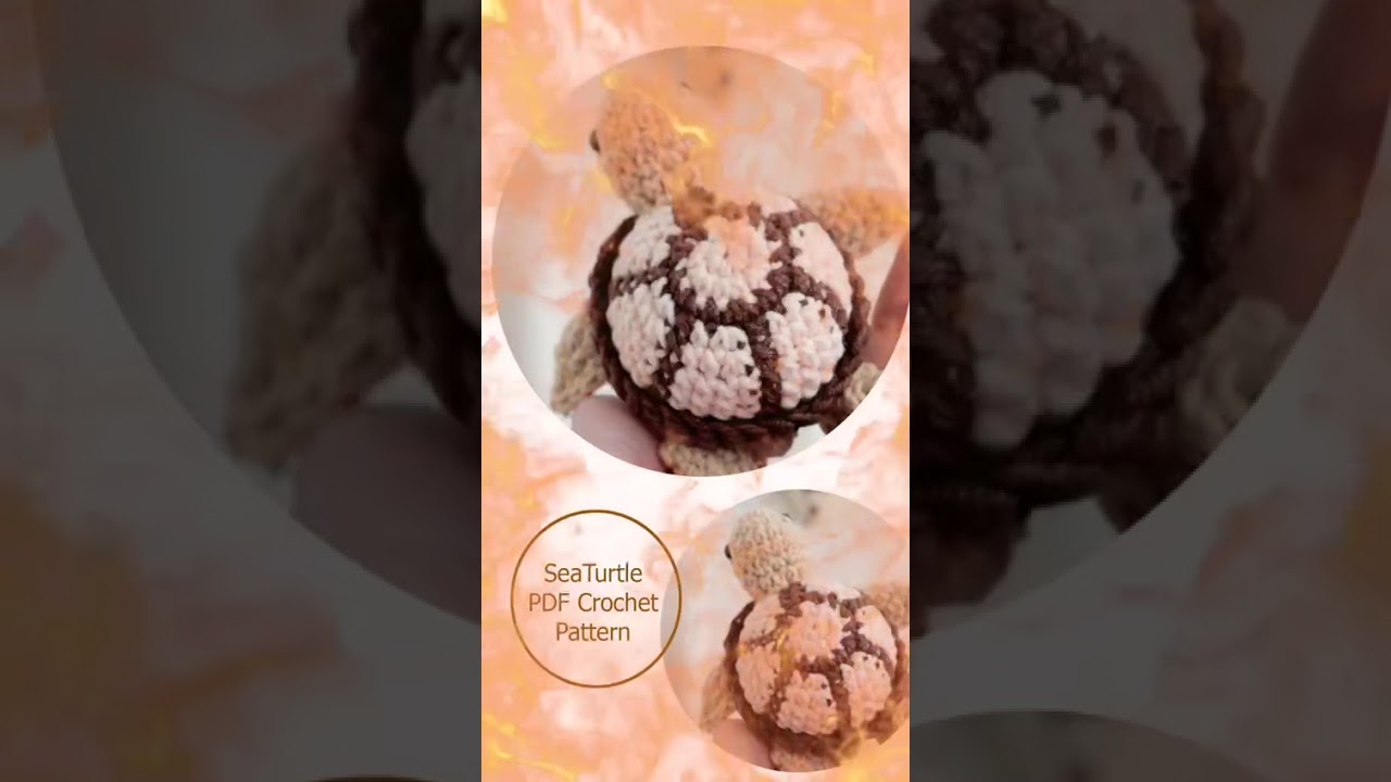 PDF Crochet Pattern Turtle 