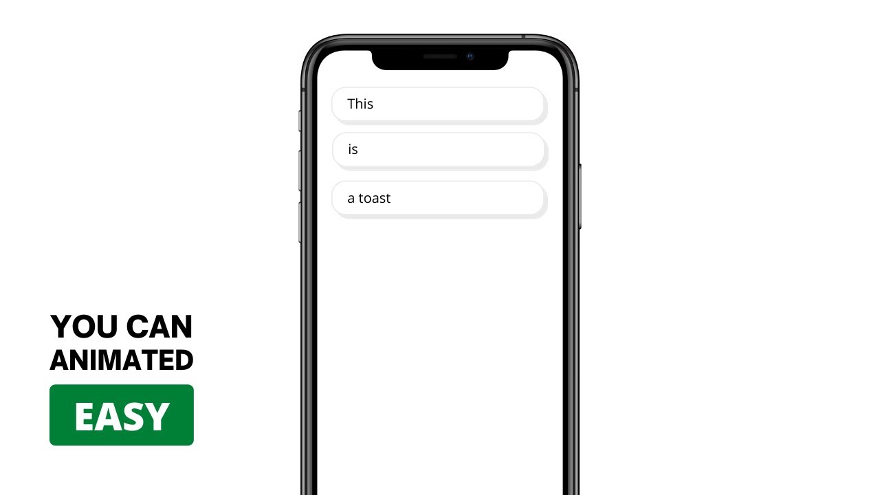Animated Toast Notification in React Native