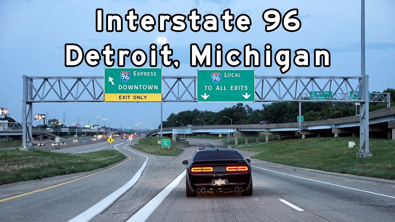 Interstate 96 East, Detroit, Michigan - 2018/08/12