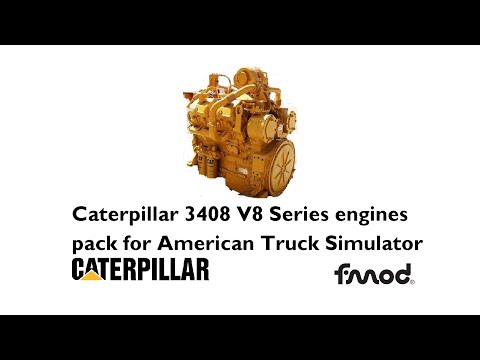 Caterpillar 3408 V8 Series engines pack for ATS for American Truck ...