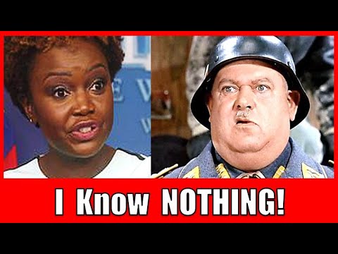 “I KNOW NOTHING!” - Idiot Biden Press Secretary Jean-Pierre has NO ANSWERS (Sgt Schultz Parody)