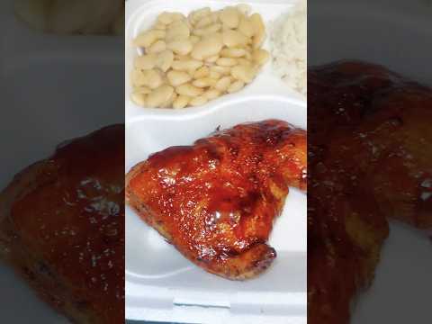 Bbcue Leg Quarters, Baby Lima Beans and Rice #shondaandfood