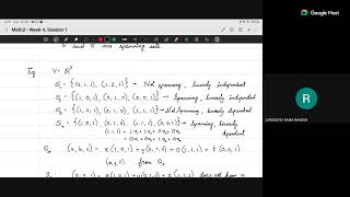Maths 2 | Basis for a vector space (W4)