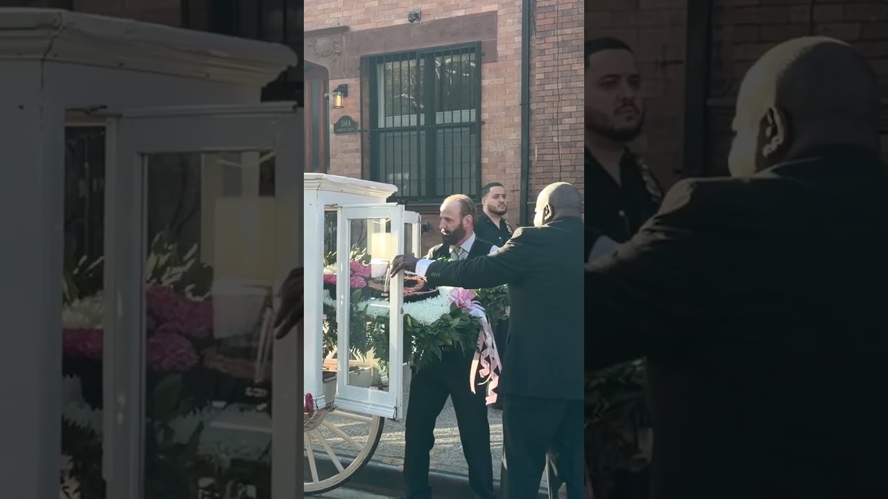 Funeral procession for 7-month-old baby Kaori Patterson-Moore who was killed by stray bullet #shorts