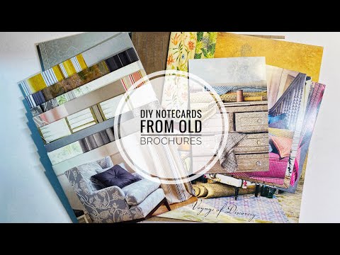 Creative Envelopes - How To Make Beautiful Stationery Sets From Old Catalogues & Brochures