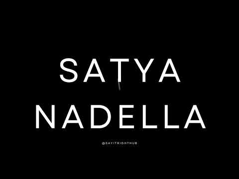 How to Pronounce Satya Nadella (Correctly) ?