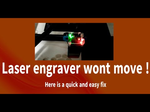 Laser engraver wont move using Lightburn - Easy Fix