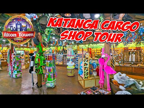 Katanga Cargo Company Shop at Alton Towers Merchandise Tour (July 2023) [4K]