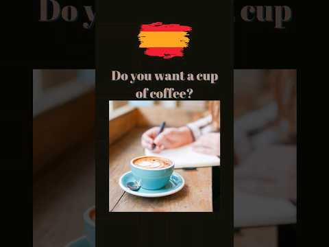 Do you want a cup of coffee? #spanish #español #taza #querer #saturday #coffee #cafe #learnspanish