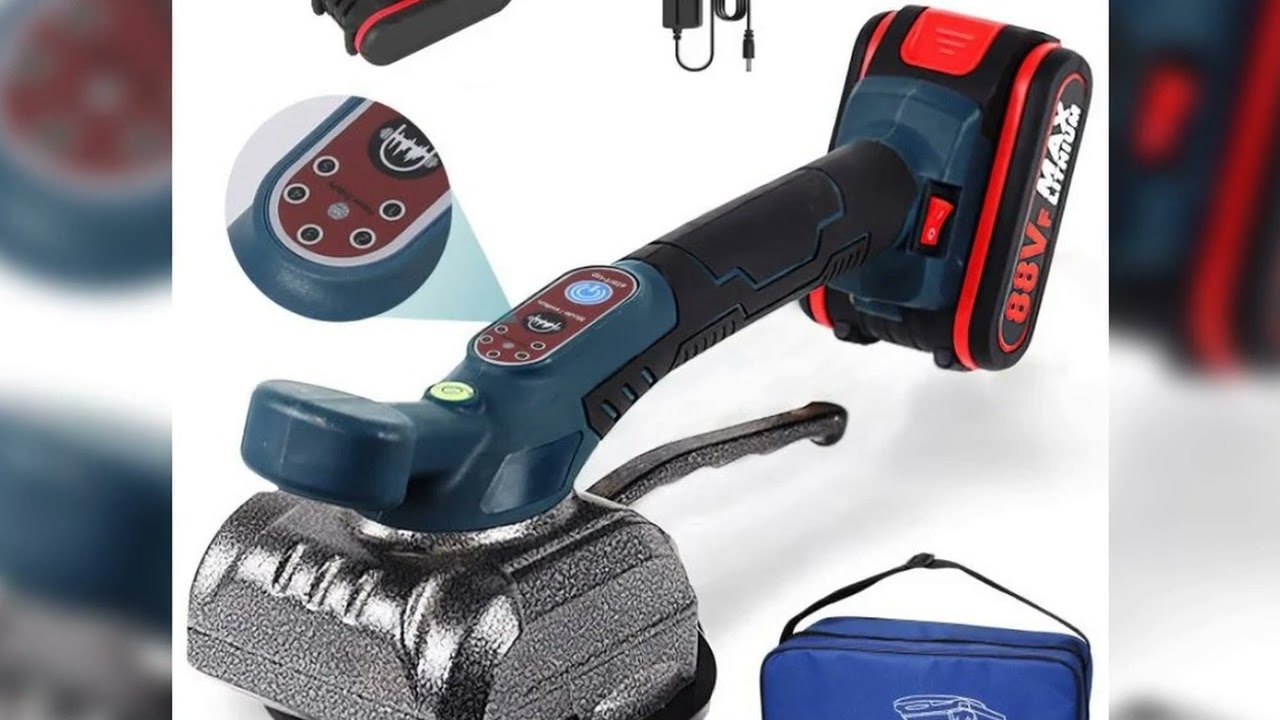 A must-have product! Drillpro 88VF Tiling Machine Electric Tile Vibrator Suction Cup Adjustable Au