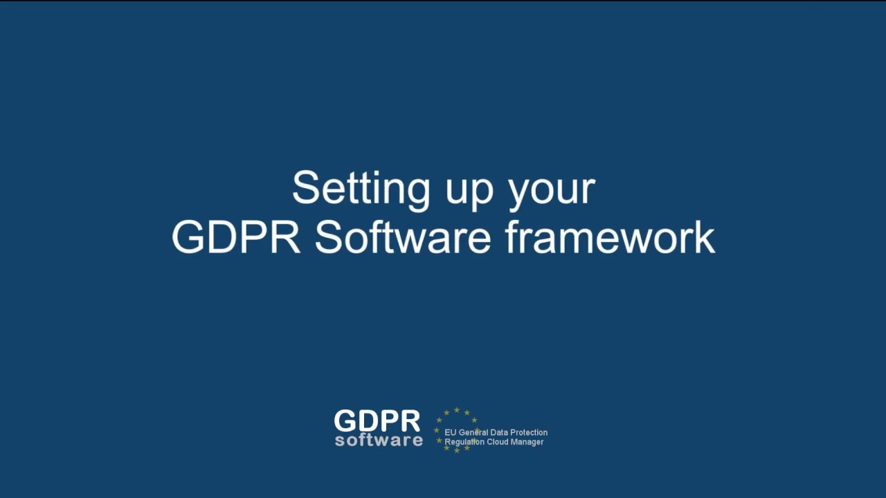 GDPR Software Training Video 2